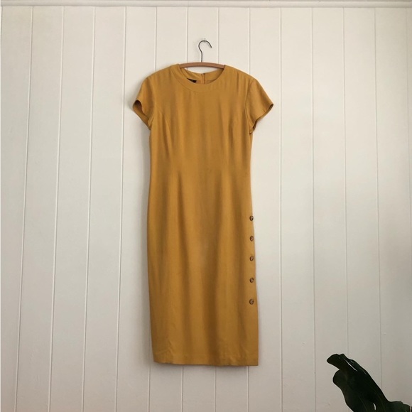 Dresses | 10 Silk Sun Dress With Side Button Opening | Poshmark